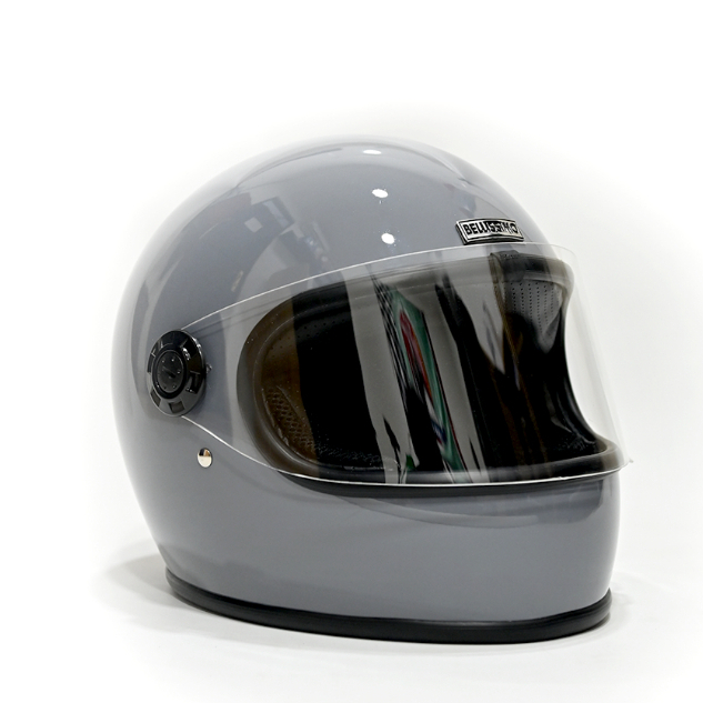 Jual BELLISSIMO HELMET RETRO / Helm Retro Full Face - NARDO GREY ...