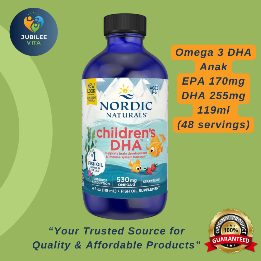 Jual Nordic Naturals Children Kids DHA Otak Anak 1-6 thn Omega 3 Fish ...