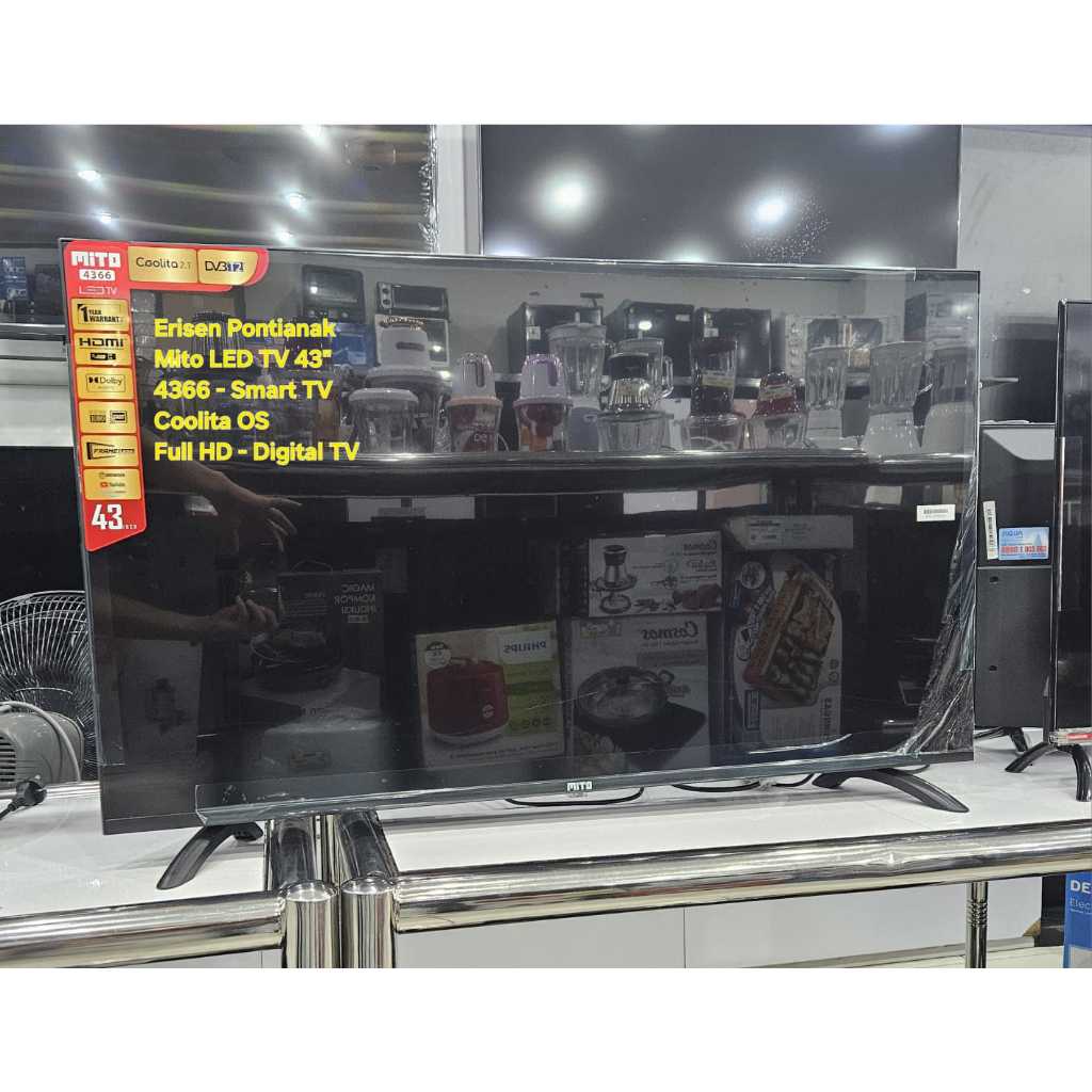 Jual MITO LED TV SMART TV 43" COOLITA OS - DIGITAL TV | Shopee Indonesia