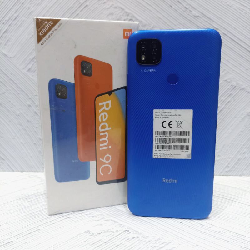 Jual Redmi 9C 4/64 GB Handphone Second Bekas Fullset | Shopee Indonesia