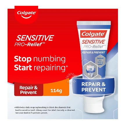 Jual Colgate Sensitive Pro-Relief Repair Prevent Toothpaste 110 Gr Box ...