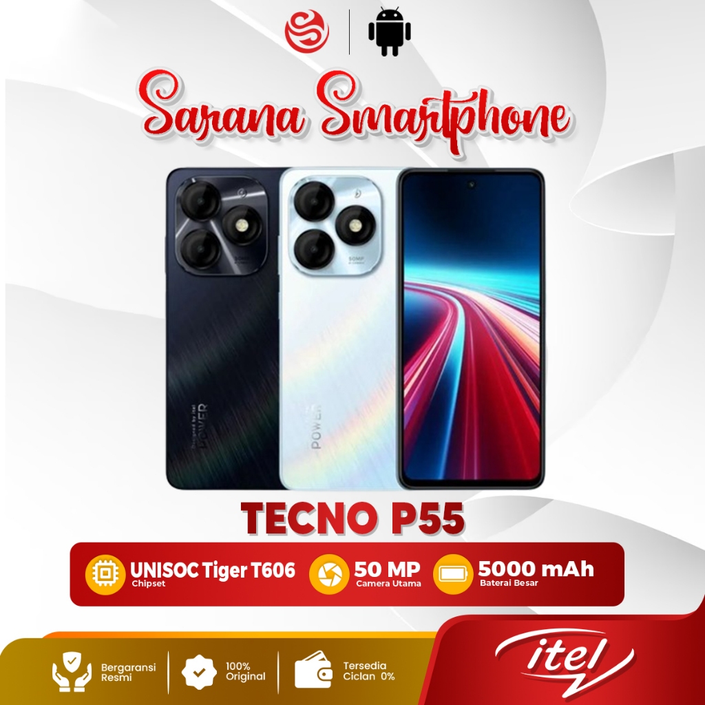 Jual Itel P55 NFC RAM 8/128GB 8/256GB Layar 90Hz Punch Hole - UFS ...