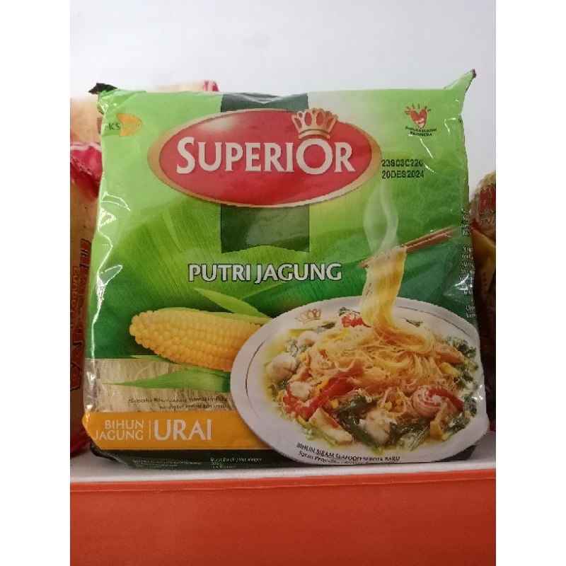 Jual Superior Putri Jagung Bihun Jagung Urai 335g | Shopee Indonesia