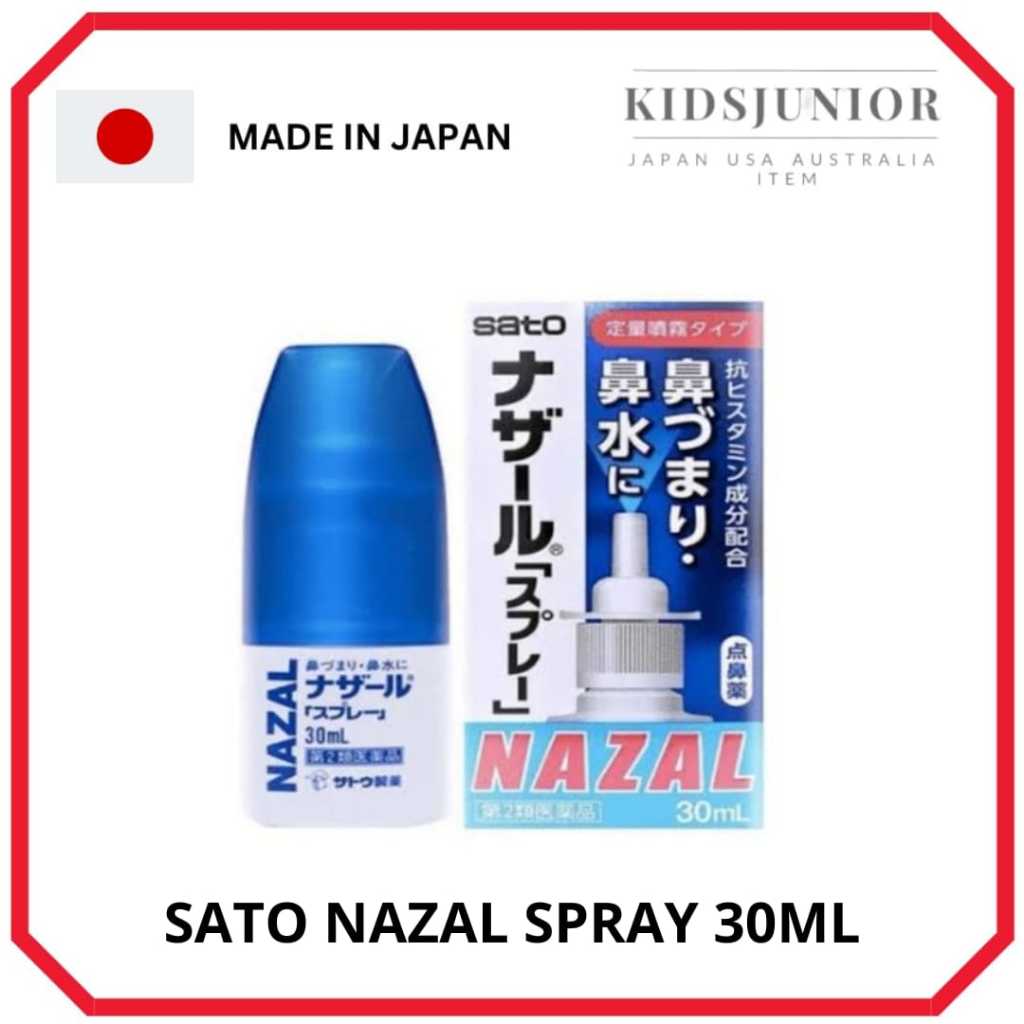 Jual Sato Nazal Nasal Spray 30ml Obat Hidung Tersumbat Pilek original ...