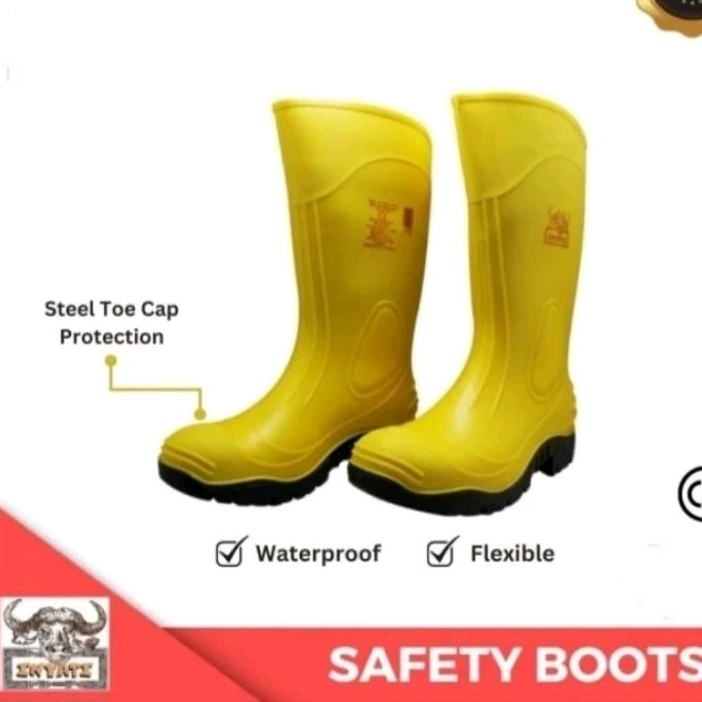 Jual Sepatu Safety Boot Wayna Inyati | Shopee Indonesia