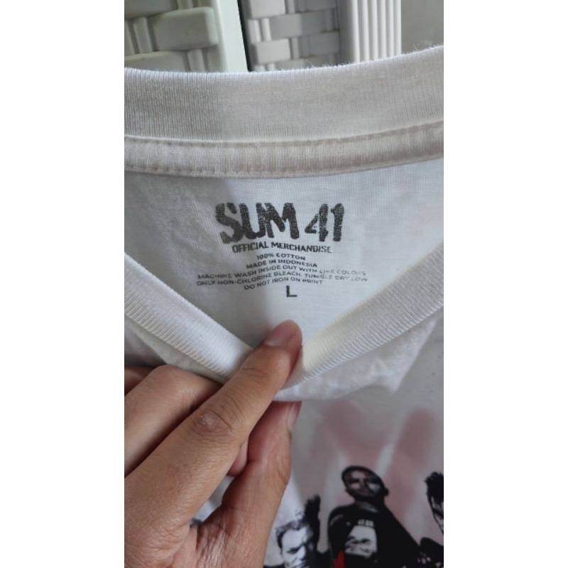 Jual Merchandise Sum 41 Tour of Setting Sum - Original | Shopee Indonesia
