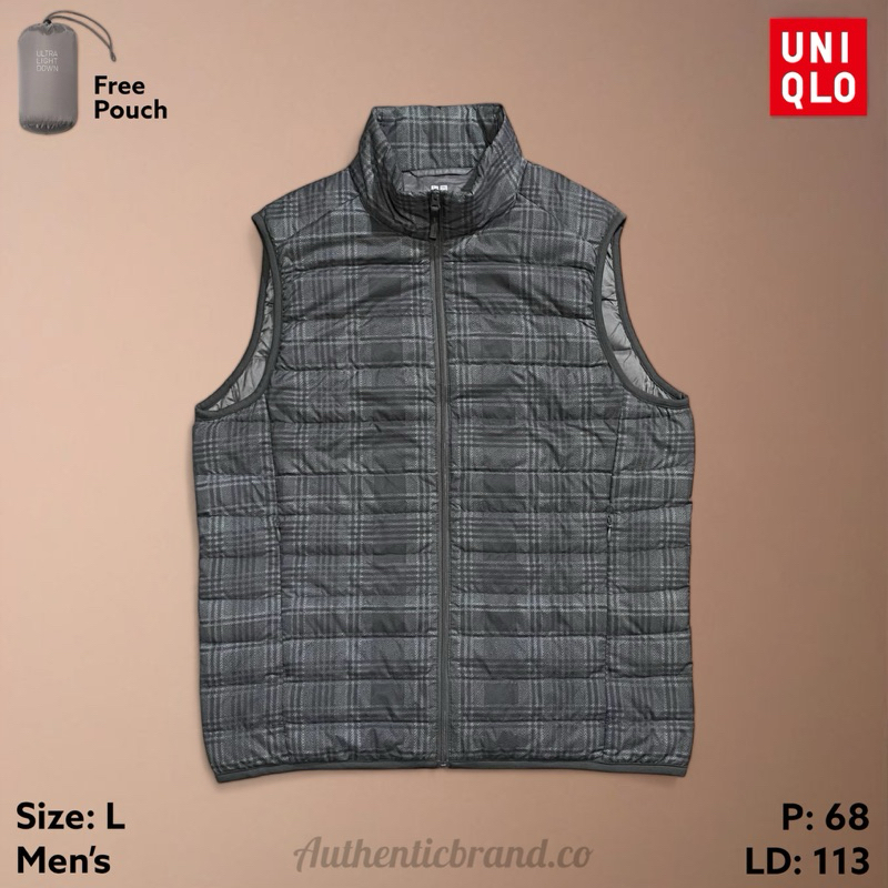 Jual UNIQLO Vest Ultralight Down | Rompi Ultralight Down Uniqlo | Rompi ...