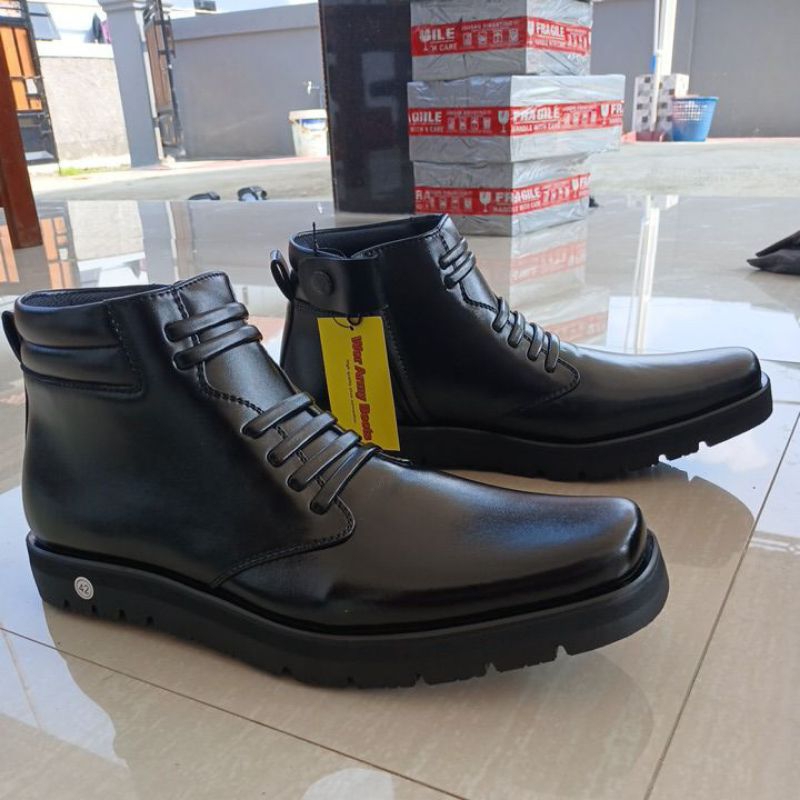 Jual Sepatu PDH Dinas Pria Sol Tebal kulit sapi asli PDH Dinas POLRI ...