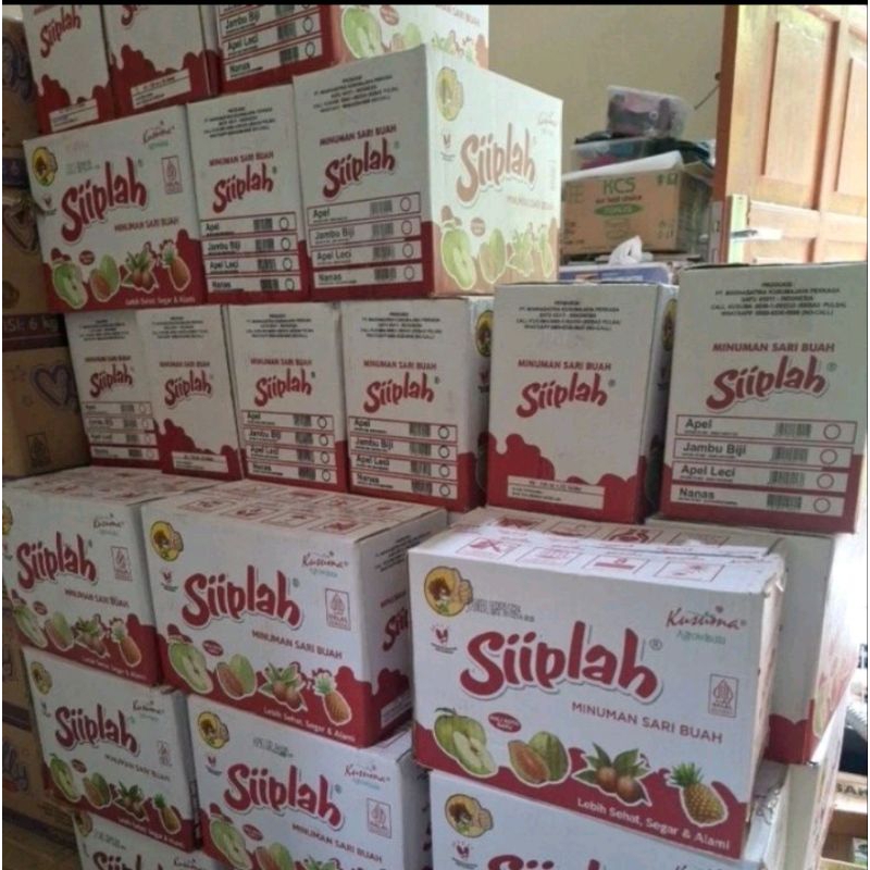 Jual Siiplah minuman sari buah harga per dus isi 32 | Shopee Indonesia