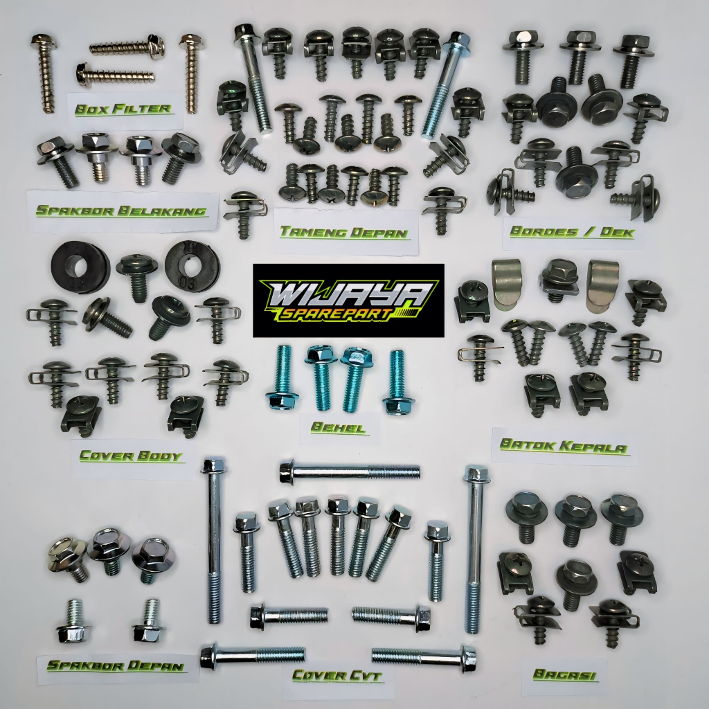 Jual Baut Mio Sporty Full Body / Baut Yamaha Mio Sporty Mio Smile Full ...