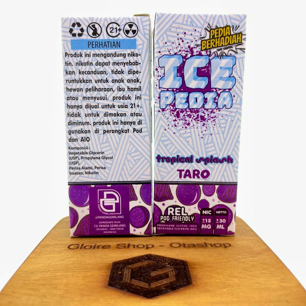 Jual SALT - Icepedia TARO 30ML 15MG by Majapahit Liquid Ice Pedia Pods | Shopee Indonesia