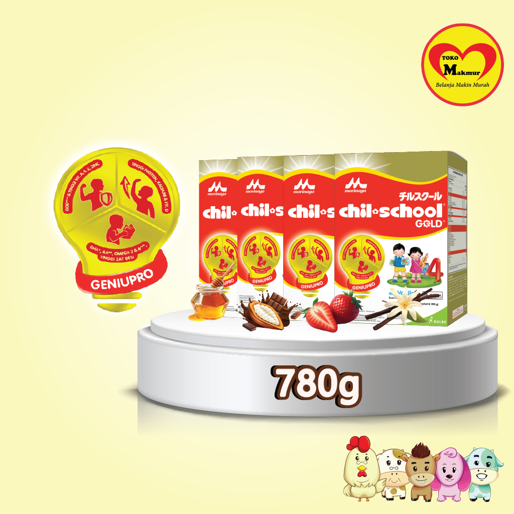 Jual Chil School Vanila / Madu / Stoberi / Coklat 780gr / Toko Makmur ...