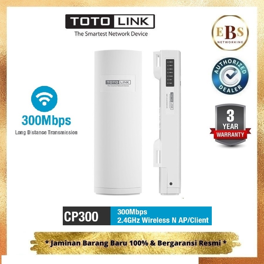 Jual Totolink CP300 300Mbps 2.4GHz Outdoor CPE CP CPE300 CP300 | Shopee Indonesia