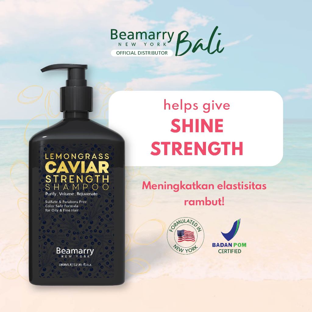 Jual Beamarry New York Keratin Lemongrass Caviar Strength 380 ml for ...