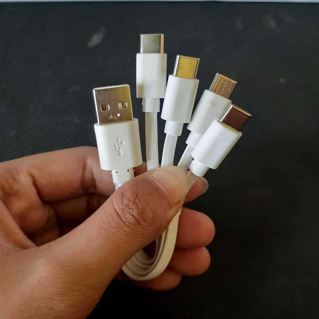 Jual G802 KABEL DATA USB ORIGINAL FAST CHARGING TYPE C 4IN1 CABANG TIPE ...