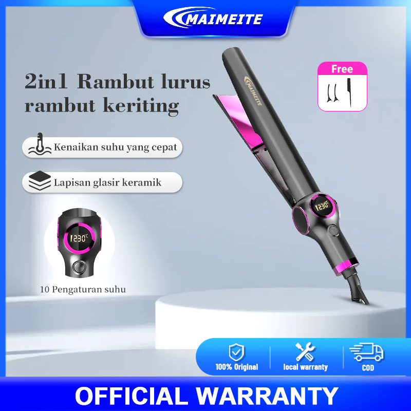 Jual MAIMEITE Catokan Rambut 2 IN 1 40watt Ceramics Pelurus Rambut ...