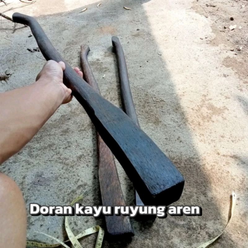 Jual Doran gagang cangkul kayu ruyung aren tua 80-85cm | Shopee Indonesia