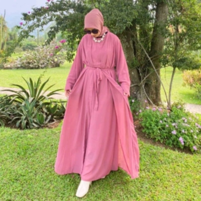 Jual KhilyaaFashion-GAMIS ABAYA MEDINA (BONUS HIJAB PASHMINA) TERBARU ...