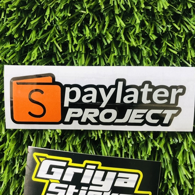 Jual Stiker PAYLATER PROJECT sticker shopee motor viral | Shopee Indonesia