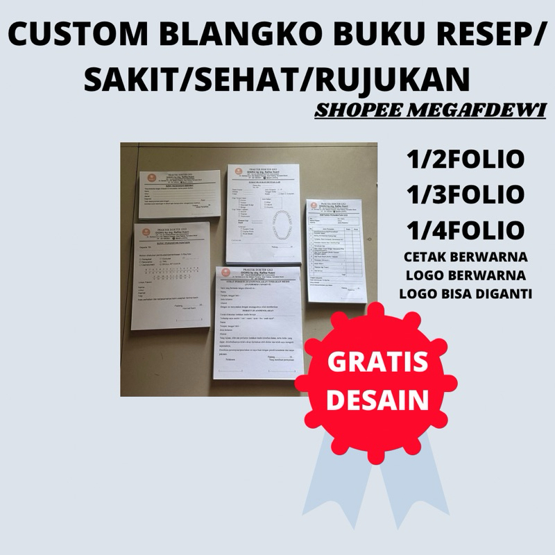 Jual BLANGKO BUKU RESEP NCR RANGKAP 2ply 1RIM | Shopee Indonesia