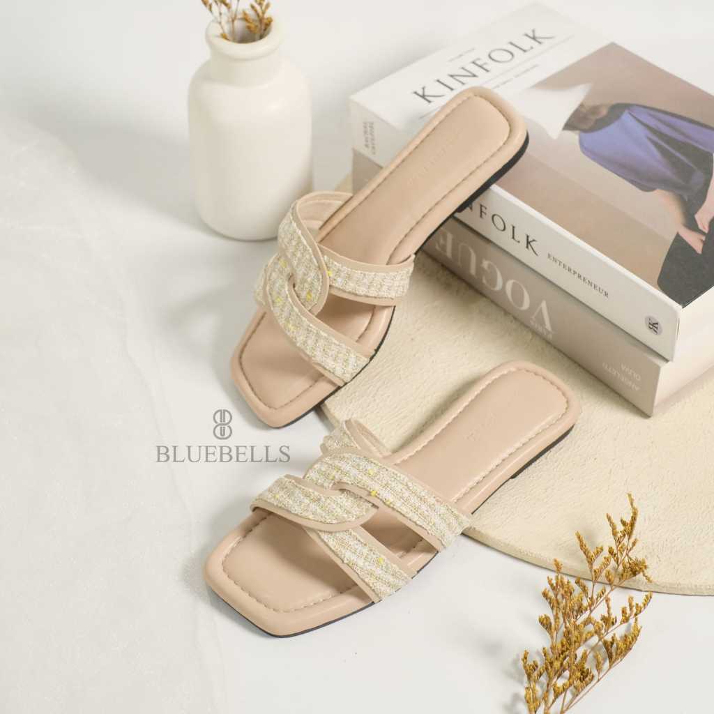 Jual Bluebells MAIKO Sendal Slop Teplek Wanita Kekinian (Tersedia Size ...