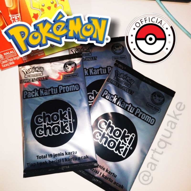 Jual [ORI] Licensed POKÉMON x CHOKI CHOKI - Mystery card kartu TCG sealed random official ...