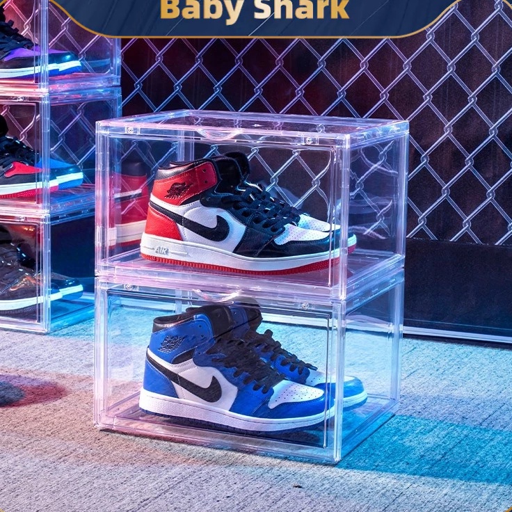 Jual kV Acrylic Akrilik Kotak Sepatu Shoe box Premium Ukuran Besar ...