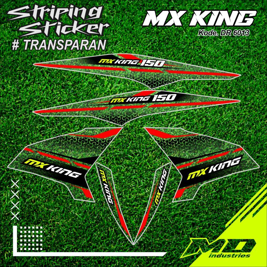 Jual DR 6013 STICKER STRIPING Transparan YAMAHA MX KING 150 - STRIPING ...