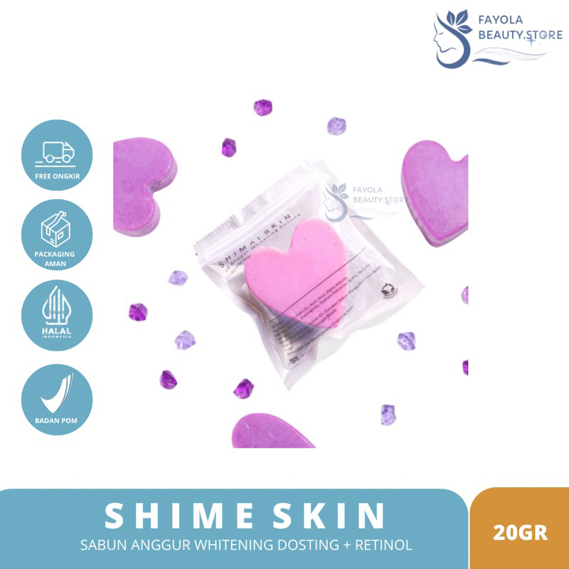 Jual SABUN HB ANGGUR WHITENING SHIMAI SKIN SABUN DOSTING + RETINOL ...