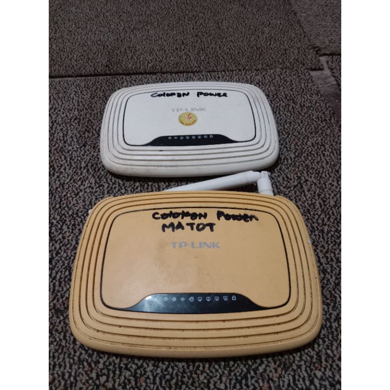 Jual Modem / Router Rusak merk Tp-link wr841n V8. 4 Harga untuk 2Pcs ...