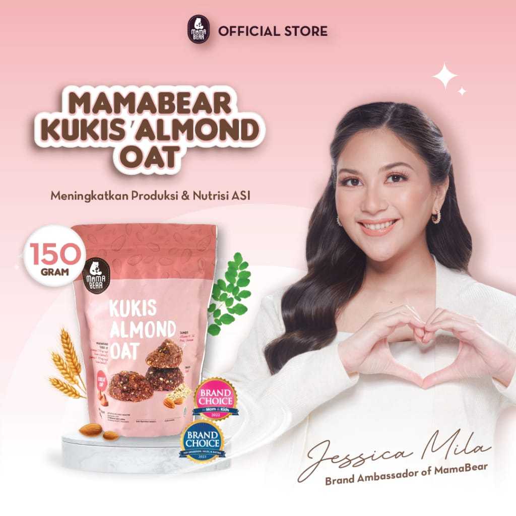 Jual Mama Bear Kukis Almond Oat / Snack Busui / Cookies / Camilan Ibu ...