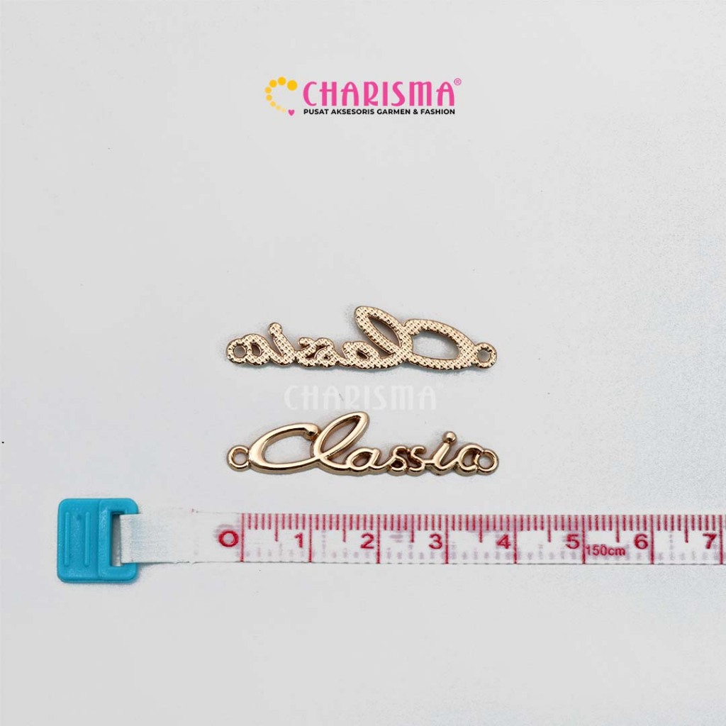 Jual Charisma Label Plat Besi Motif Fashion - Label Tag Besi / Plat ...