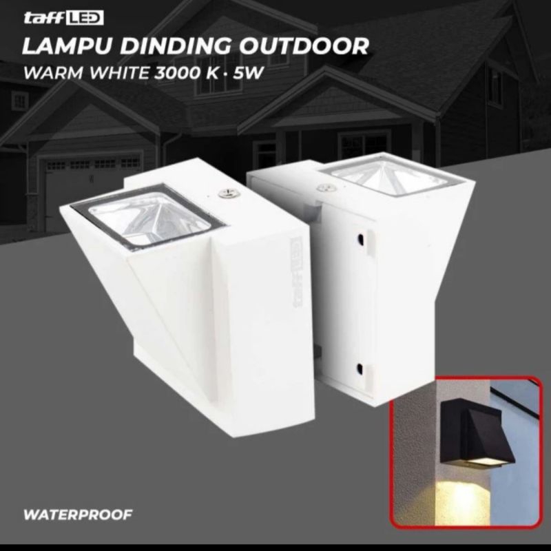 Jual Lampu Dinding Wall Lamp 5 Watt 1 Arah Minimalis Body Putih ...