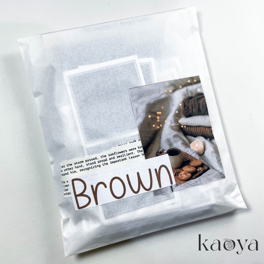 Jual KAOYA Journal Kit Brown Theme Scrapbook jurnal kit bujo scrapbook ...