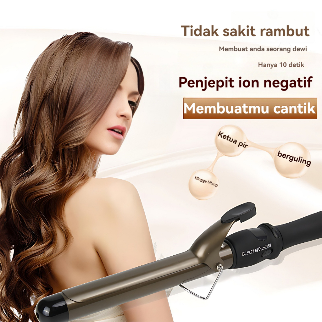 Jual Catokan Glaze Merk Tsuya Korea Tong Pro Ceramic Tourmaline / Rambut Untuk Curly, Alat ...