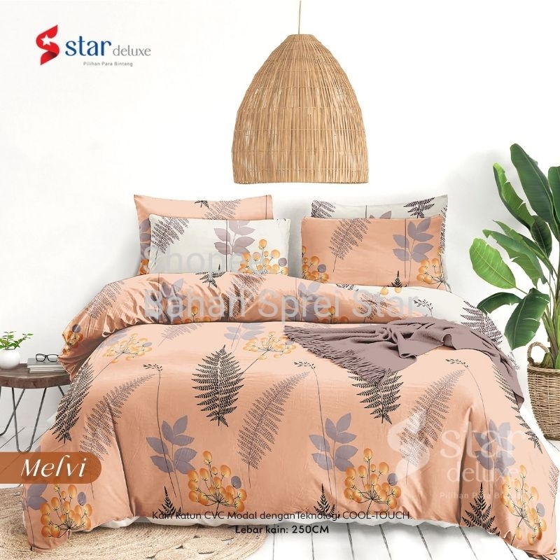 Jual Bahan Kain Sprei Star - Melvi | Shopee Indonesia