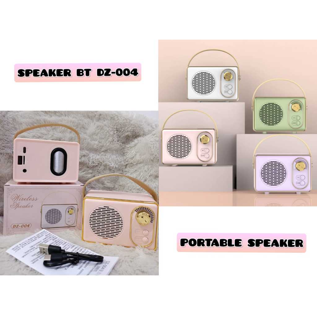 Jual Speaker Bluetooth DZ-004 / Speaker Mini Wireless Model Radio | Shopee Indonesia