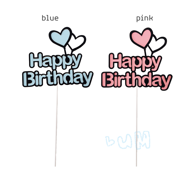 Jual Cake Topper 3D Happy Birthday HBD Akrilik Kue Ulang Tahun Dekorasi Hiasan Korea | Shopee ...