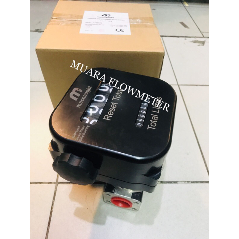 Jual Flowmeter 1 inch macnaught seri Fo253s4 / Meteran solar 1 inch ...