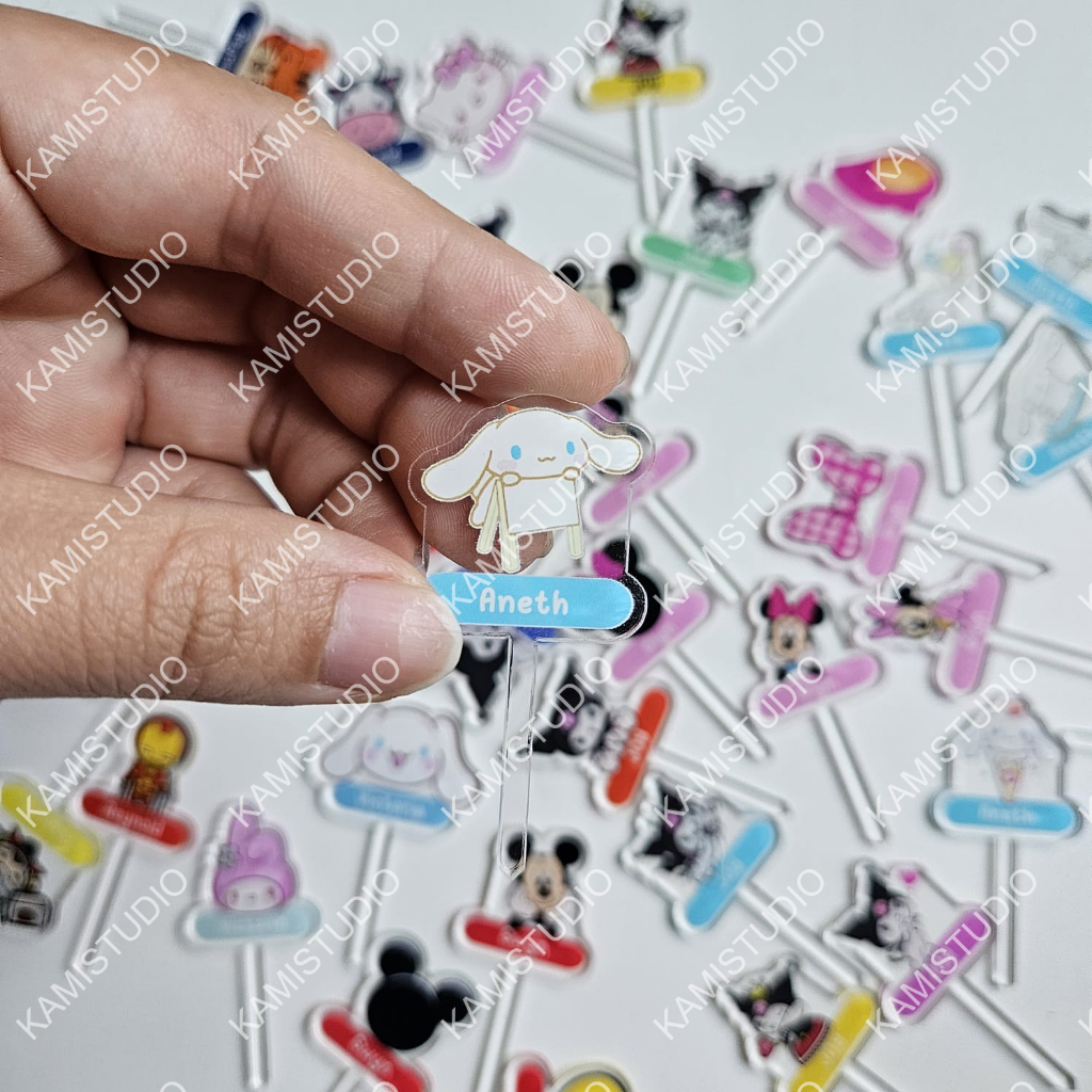 Jual TUSUKAN BENTO ANAK / AKRILIK FOOD PICK / TUSUK GIGI LUCU/ TUSUK ...