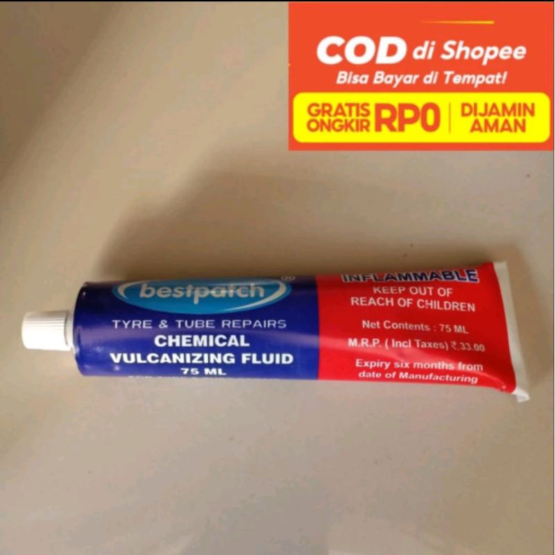 Jual Lem Tambal Ban Dalam dan Ban Luar Bestpatch - Best - 75ml | Shopee ...