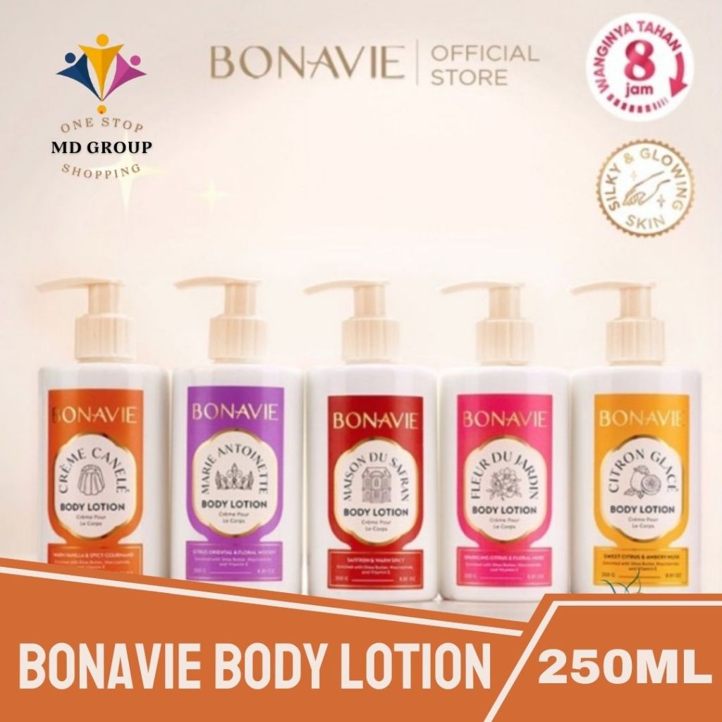 Jual BONAVIE BODY LOTION SERIES 250 GRM | Shopee Indonesia