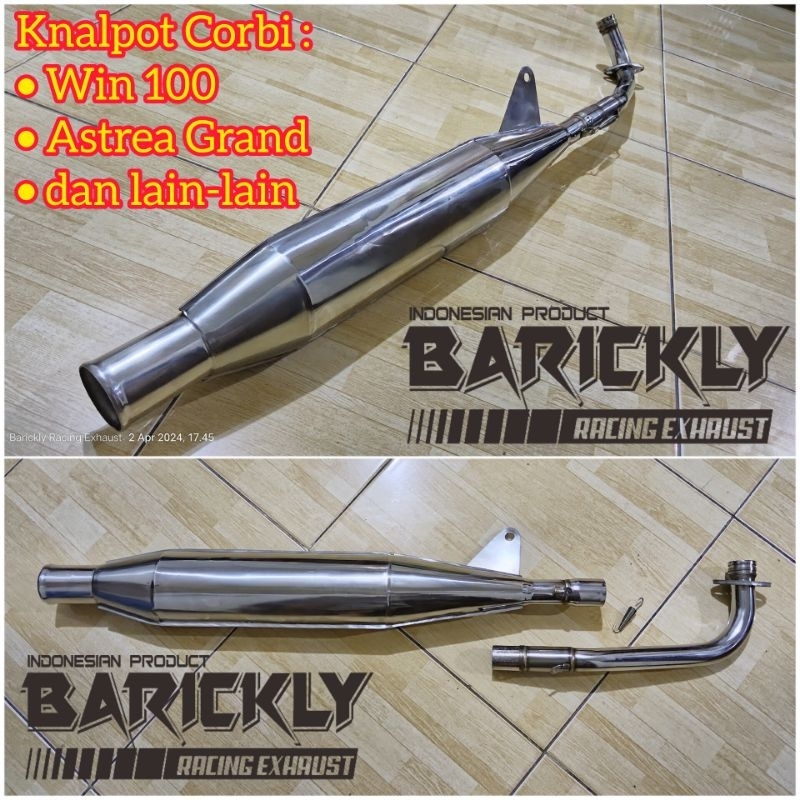 Jual Knalpot Corbi Plor Custom Astrea Grand Legenda Win 100 Corby ...