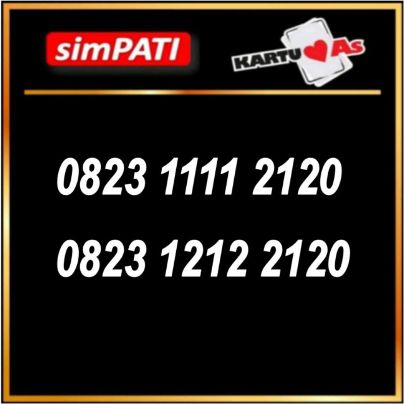 Jual kartu perdana telkomsel cantik variasi angka kecil | Shopee Indonesia