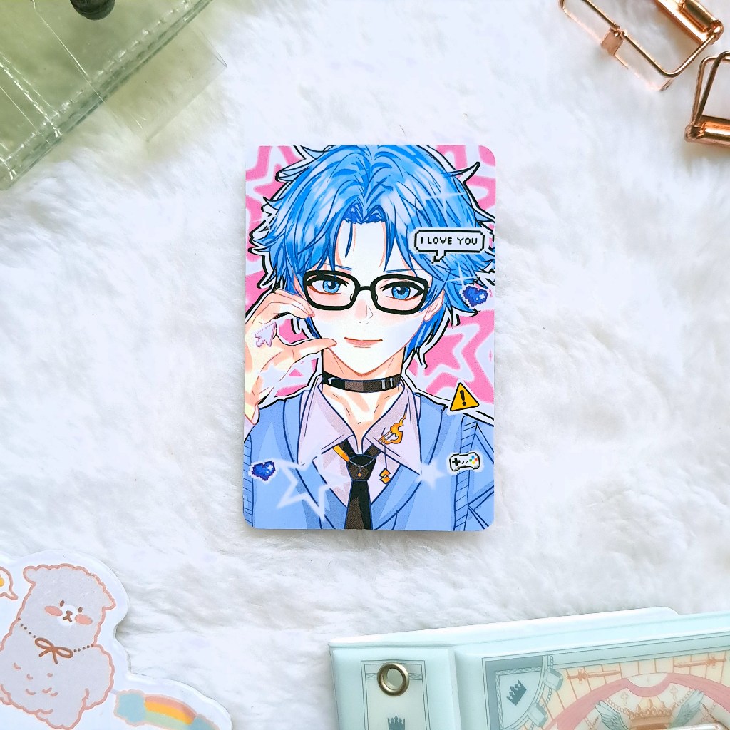 Jual VTUBER INDONESIA photocard by onintwin / Harris Caine / Mikazuki ...