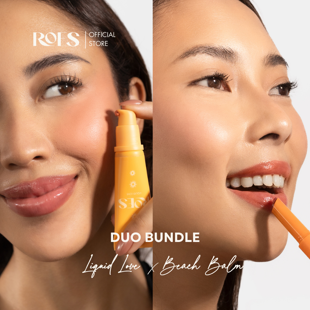 Jual Roes Liquid Love and Beach Balm Bundle (Multi-use Liquid Blush and ...