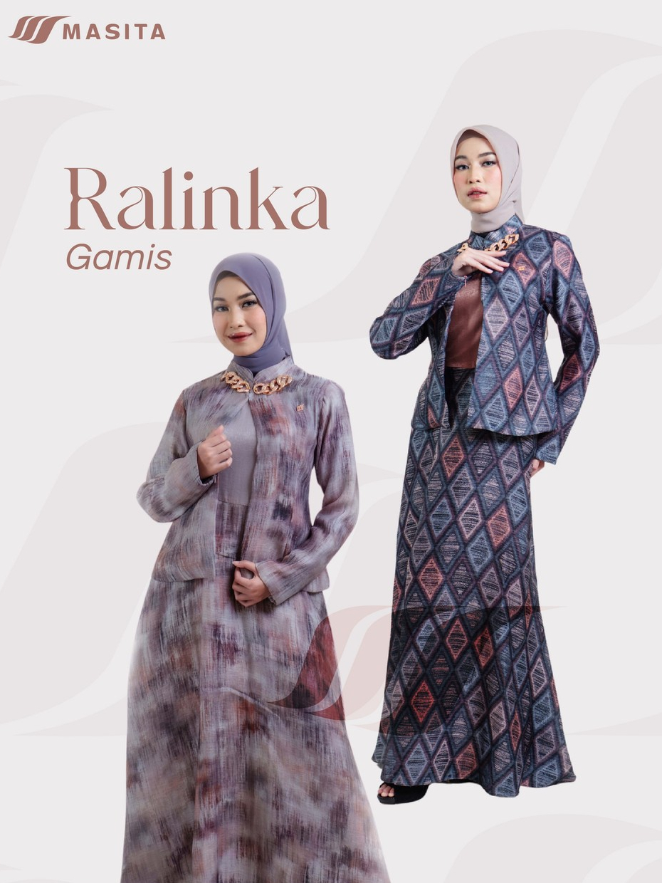 Jual Masita's Ralinka - Baju Muslim Wanita - Gamis Set Inner Outer ...