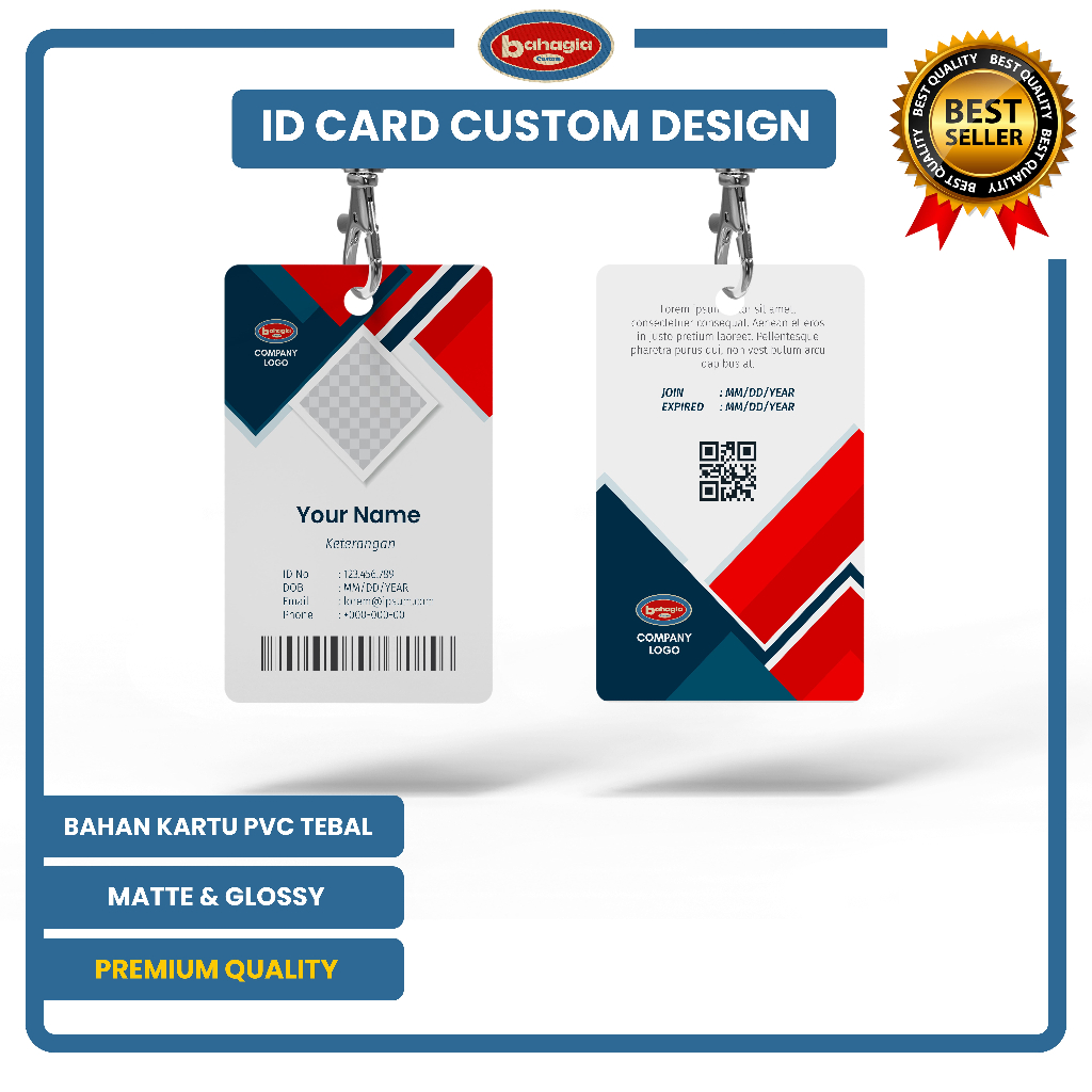 Jual CETAK ID Card Custom bisa satuan/Cetak kartu anggota custom/CETAK ... Jual CETAK ID Card Custom bisa satuan/Cetak kartu anggota custom/CETAK ...