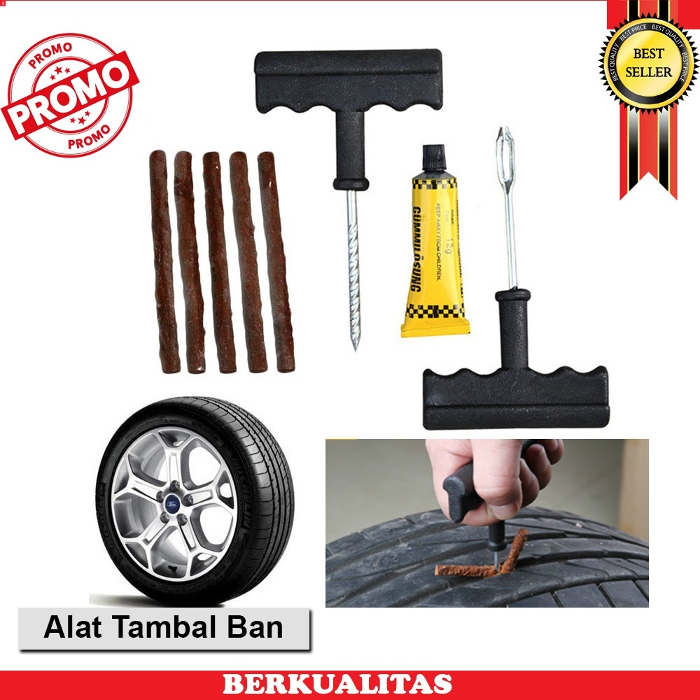Jual SIAP PAKAI!!Tekiro Alat Tambal Ban Set Tubles Besi Tyre Kit ...