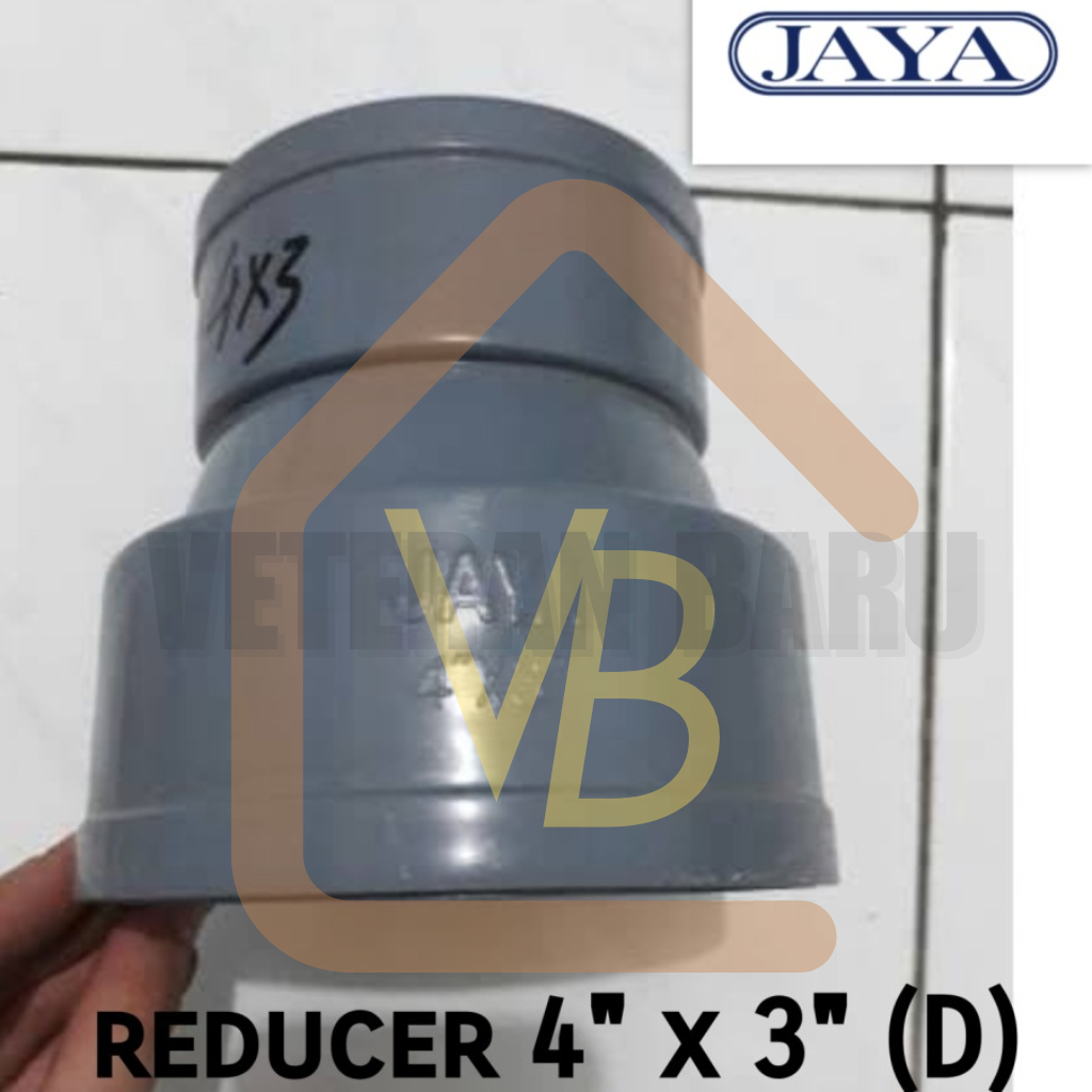 Jual Reducer sok 4" x 3" inch JAYA Verlop Sock vlok flok shock overlop ...